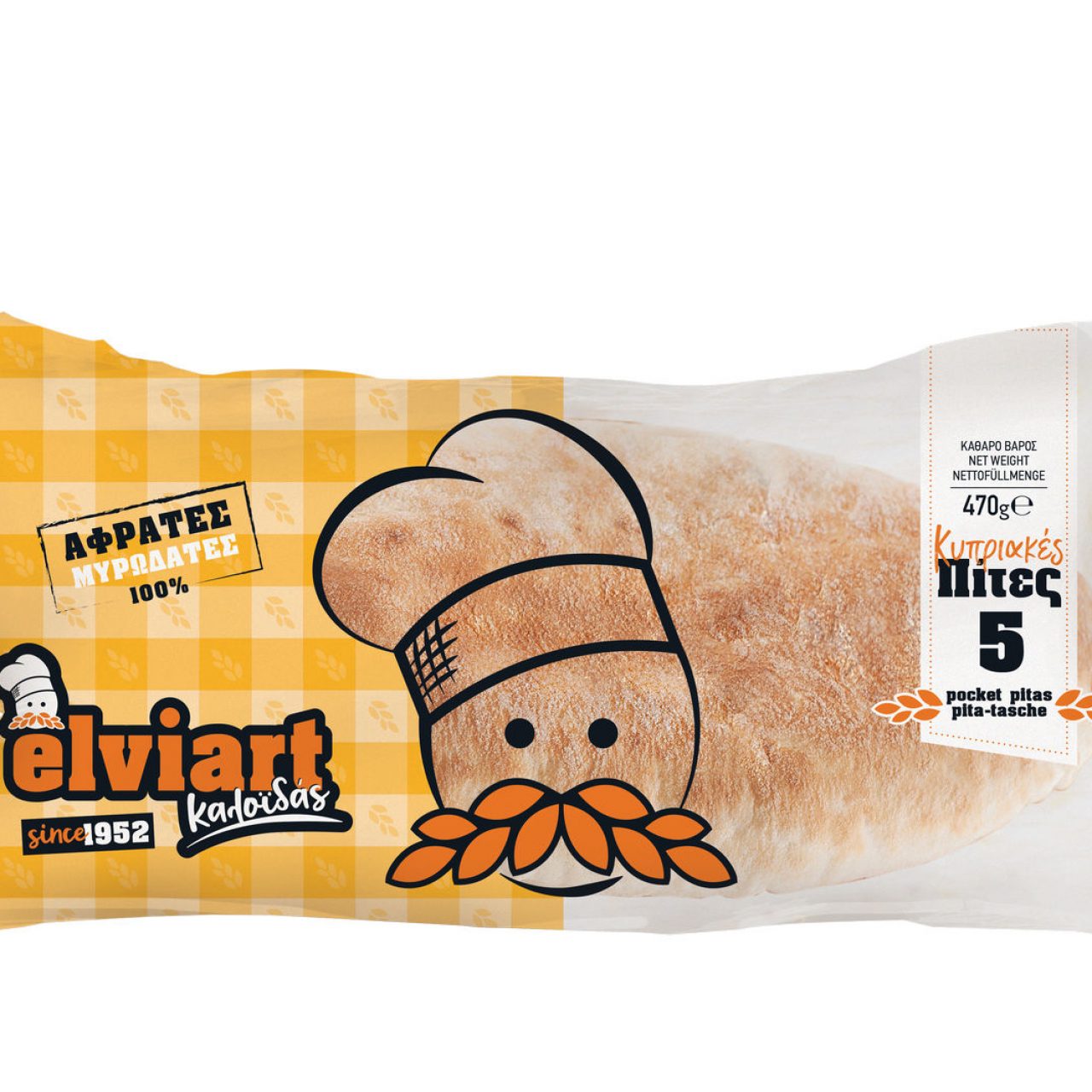 Pocket oval pita bread - Elviart